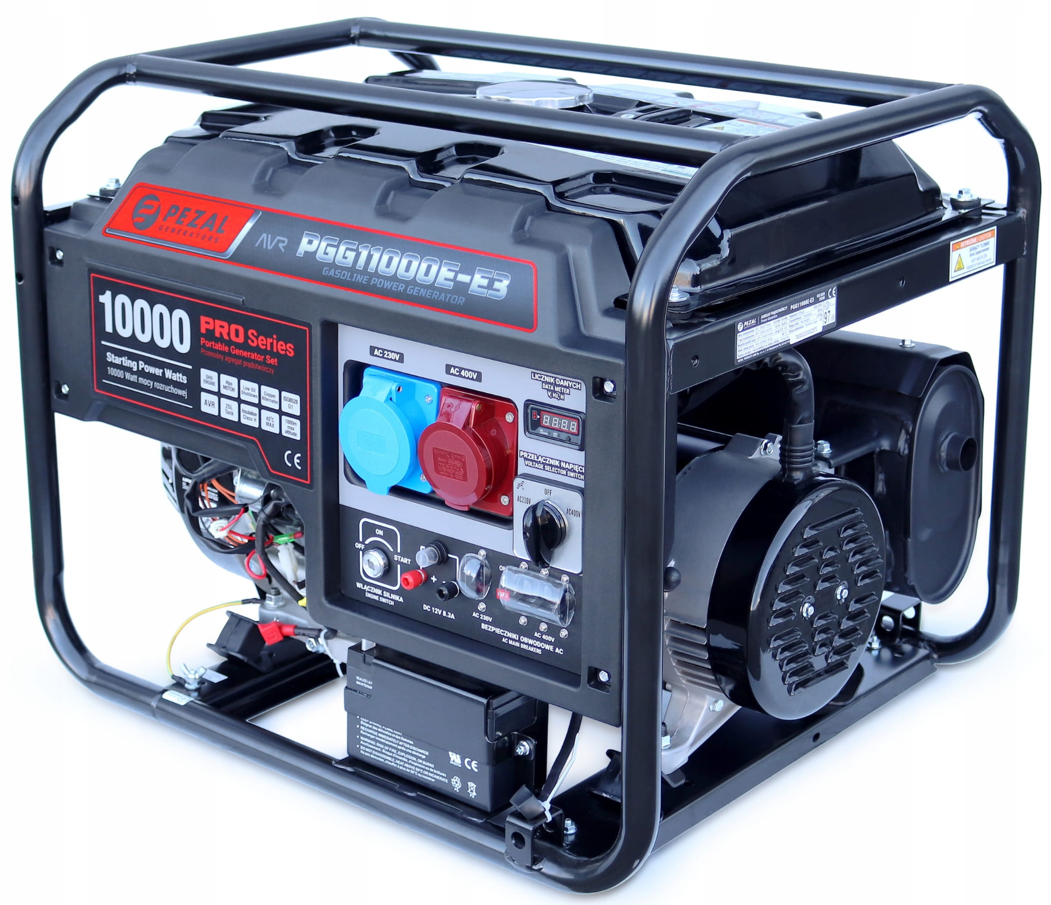 Agregat prądotwórczy Pezal PGG11000E-E3 dual power - Gotex